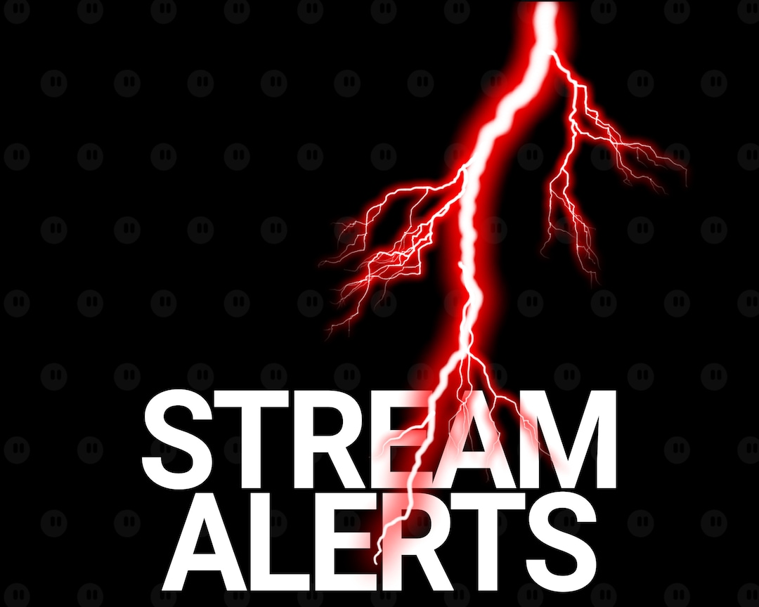 Lightning Strike Stream Alerts for Twitch, Electric Thunder Flash ...