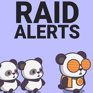 Panda Raid Alerts, Cute Chibi Host Kawaii Bear Funny Animal Animated ...