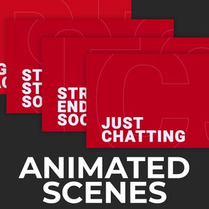 Clean Animated Scenes, BRB, Be Right Back, Starting Ending Soon, Just ...