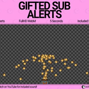 Treasure Chest Gifted Subscriber Alerts, Gift Bomb Present Treasure ...