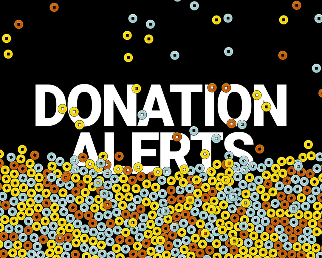 Raining Coins Donation Alerts, Money Tip Jackpot Gold Treasure Sound ...