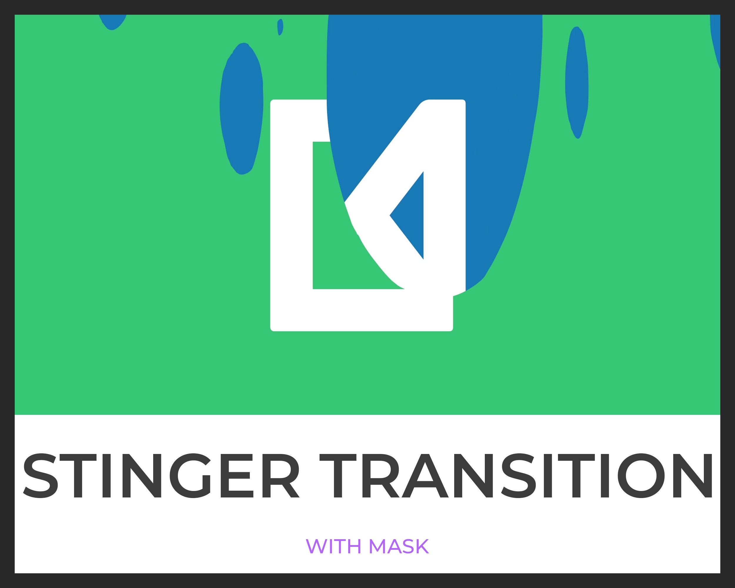 Melt Effect Animated Stinger Transition, Twitch Overlays for Streamers ...
