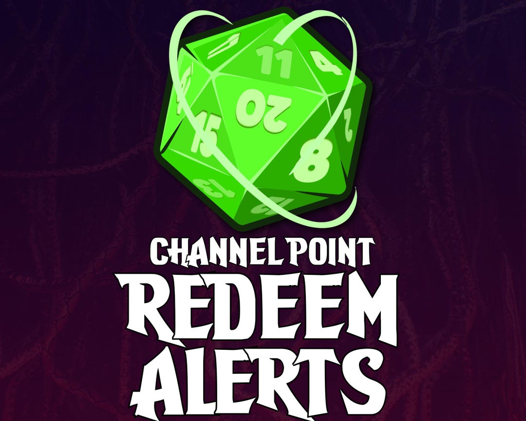 Dice Roll Redeem Alerts for Twitch, Animated Dragon Dungeon Tabletop ...