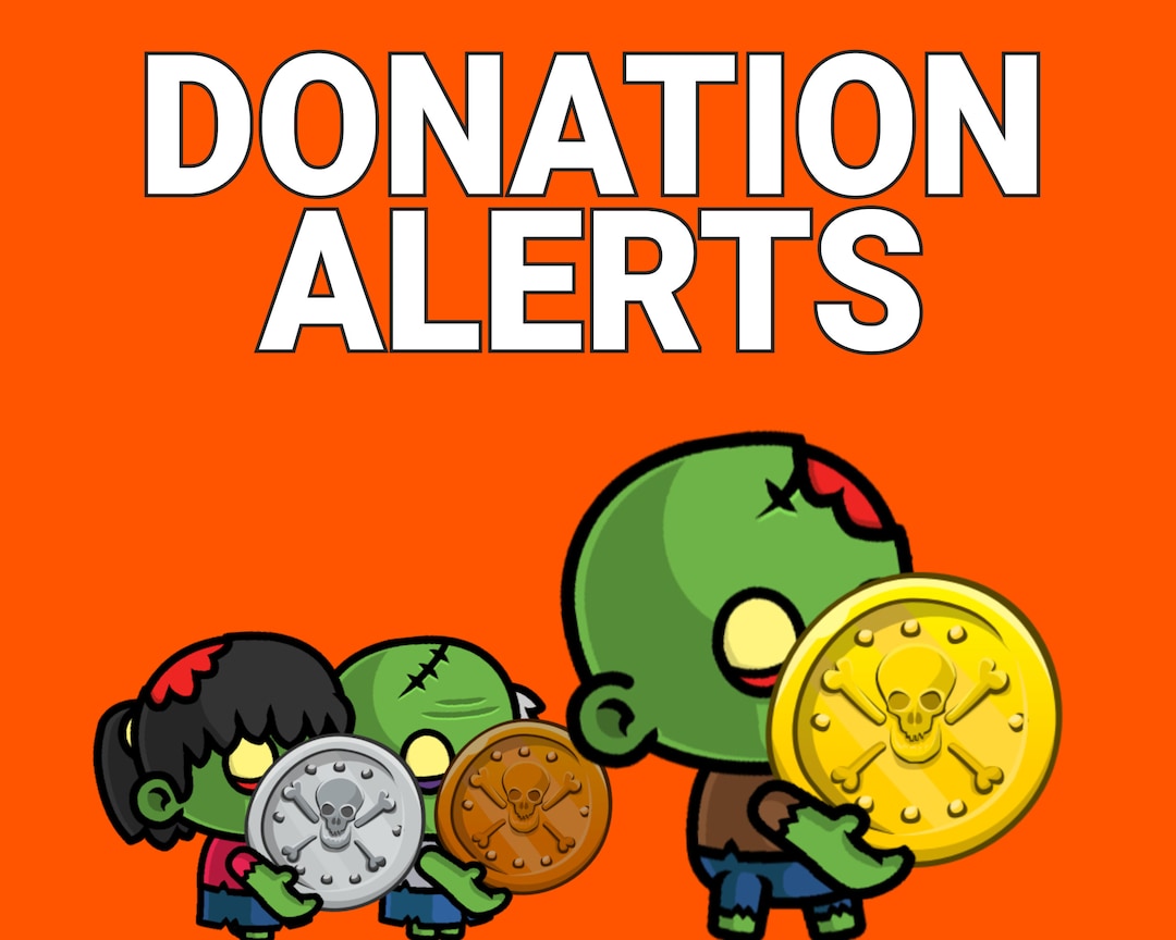 Chibi Zombies Donation Alerts, Cute Spooky Halloween DBD Tip Money ...