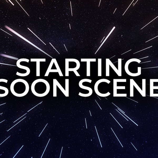 Stream Starting Soon - Etsy