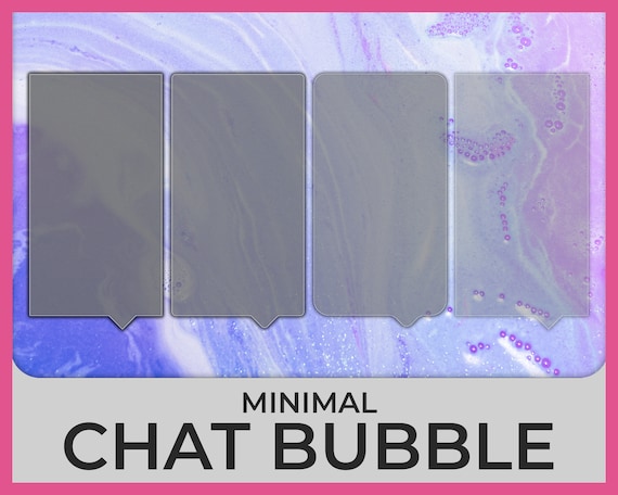 Twitch Chat Box Scalable Mix and Match Stream Overlays for - Etsy