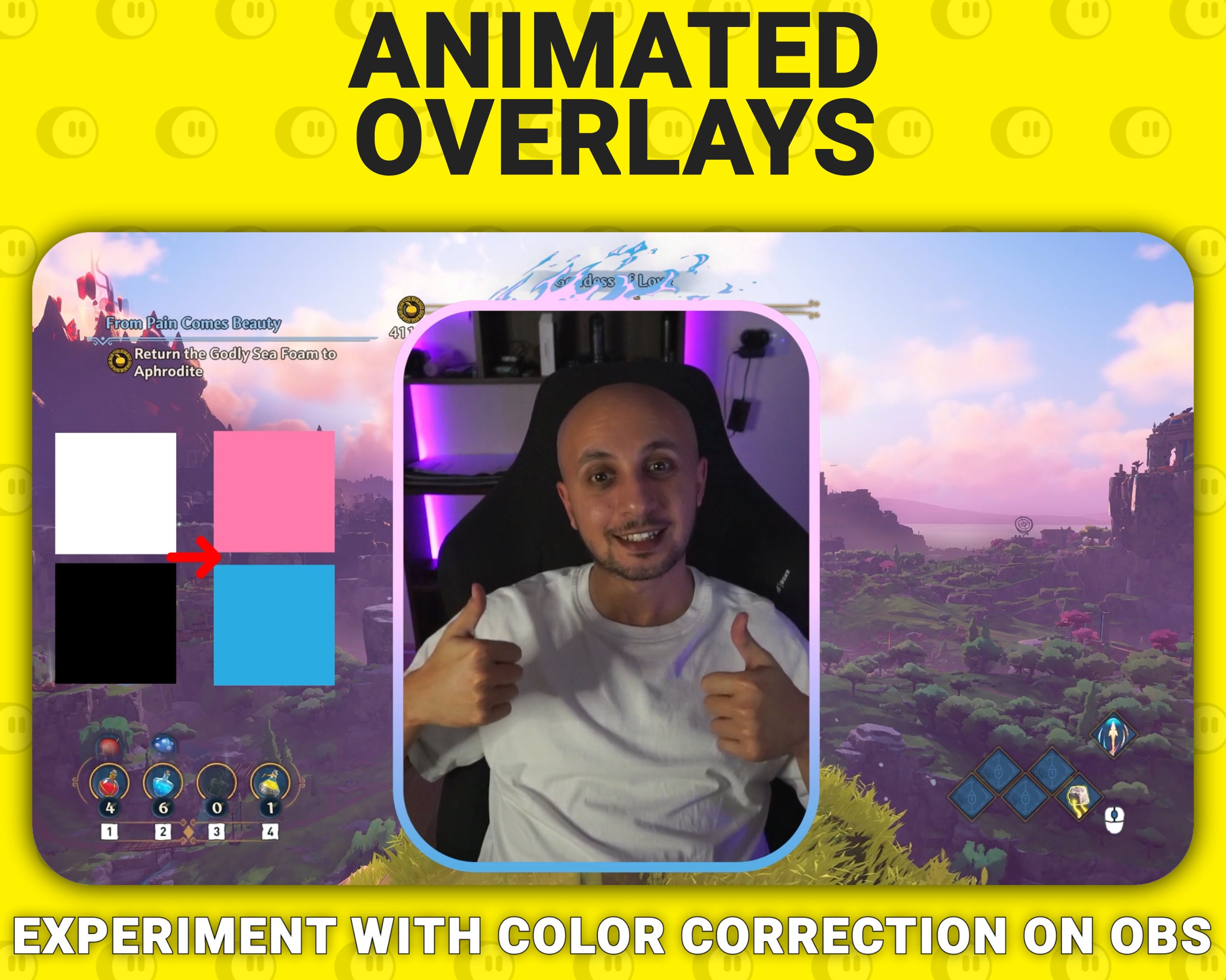 Burning Animated Twitch Overlays, Fire Camera Layout for Streaming ...