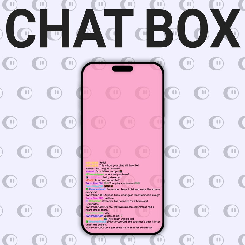 Vtuber Chat Box - Etsy