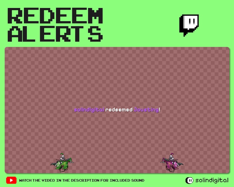 Mounted Knights Twitch Redeem Alerts | Random Pixel Art Jousting ...