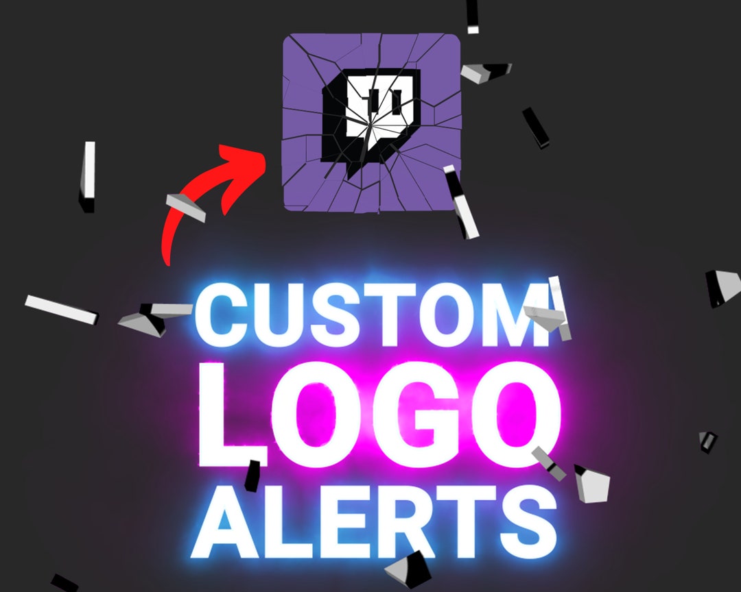 Custom Logo Gifted Sub Alerts for Twitch Streams, Bit Cheer Donation ...