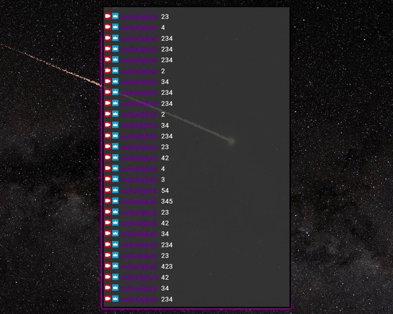 Twitch Animated Chat Box Scalable Mix and Match Stream | Etsy