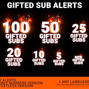 Meteor Gifted Sub Alerts, Comet Fall Impact Fire Subscriber Bomb ...