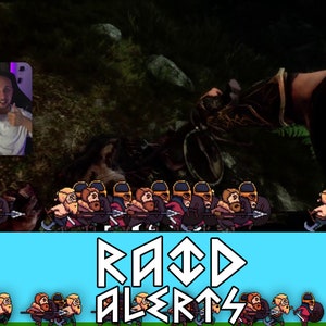 Viking Raid Alerts for Twitch Streamers, Norse Warrior Ragnar Valhalla ...