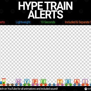 Toy Hype Train Alerts With Levels, Steam Train Twitch Alerts, Start ...