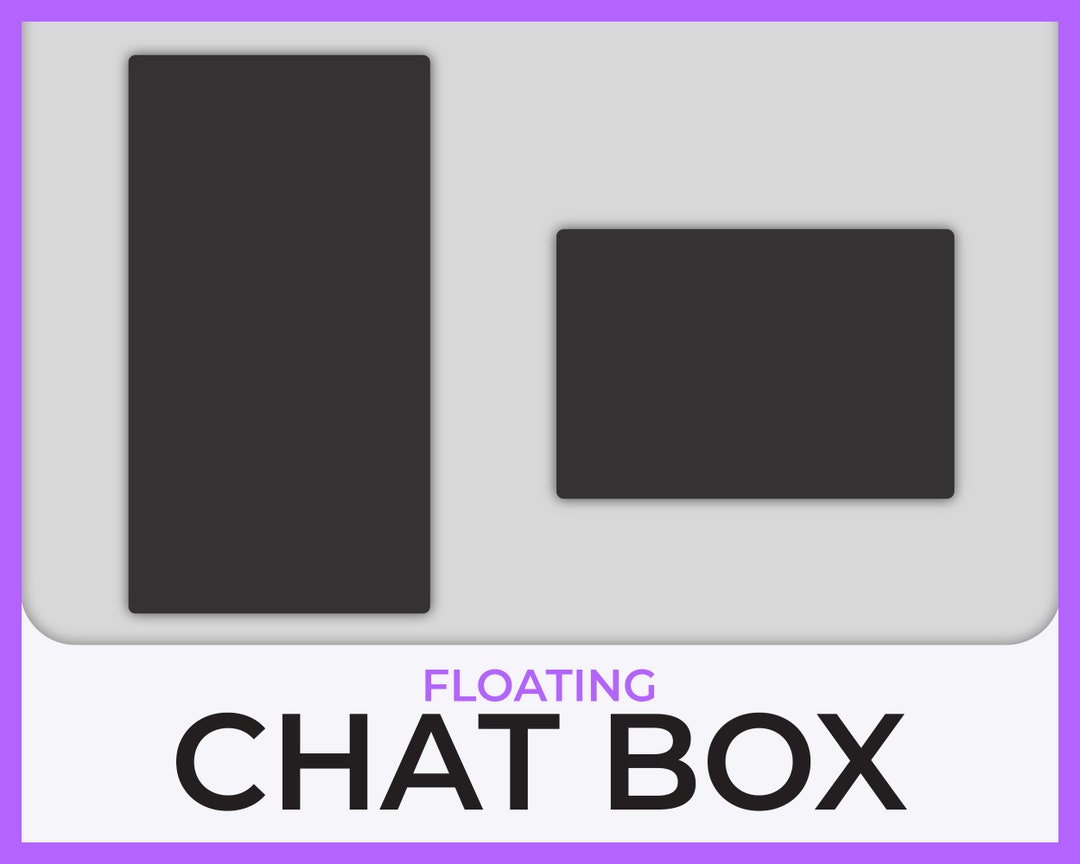Twitch Minimal Chat Box, Scalable, Mix and Match Stream Overlays for ...