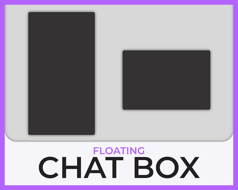 Twitch Minimal Chat Box, Scalable, Mix and Match Stream Overlays for ...