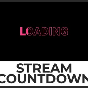 Stream Countdown, Stream Starting Timer, 5 Minutes, Loading - Etsy