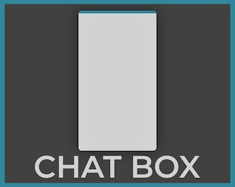 Transparent Chat Box - Etsy