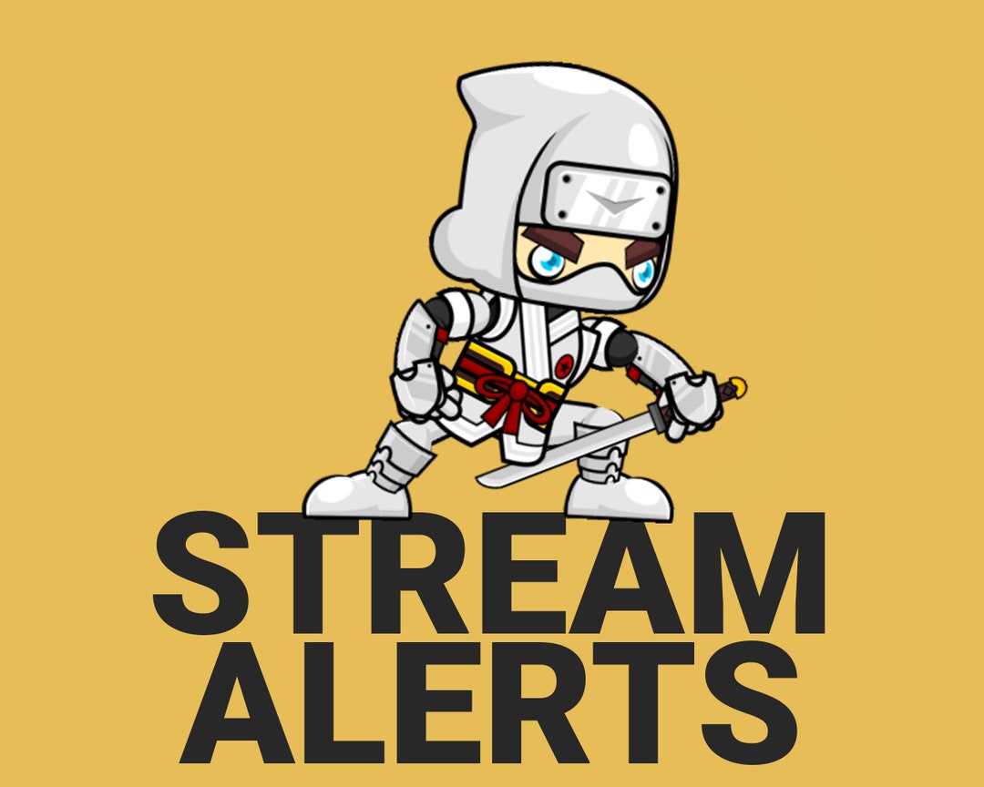 Shinobi Alerts for Twitch Streams, ANBU Ninja With Kunai Shuriken Knife ...