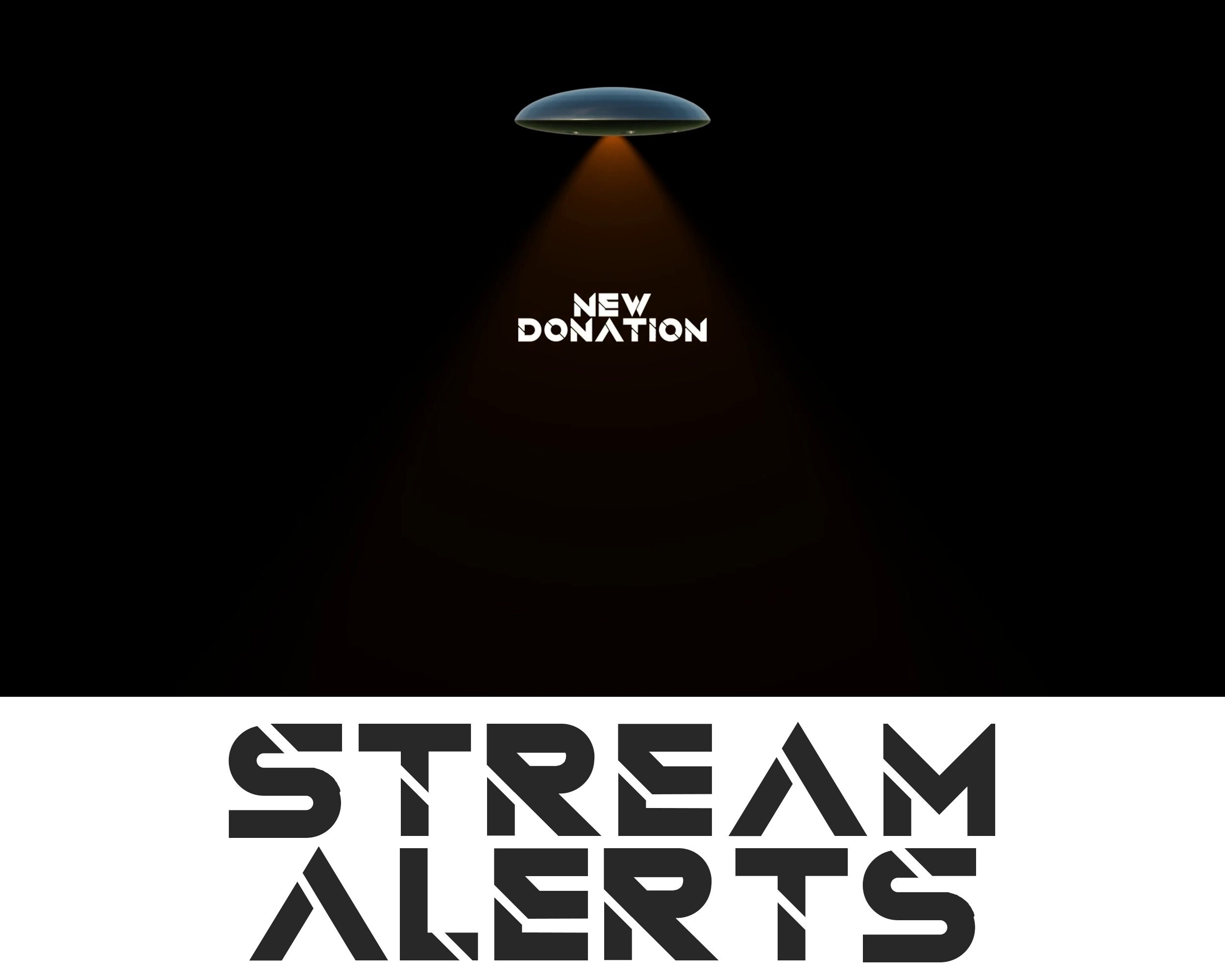 UFO Animated Alerts for Twitch Streams Spooky Alien Alert - Etsy