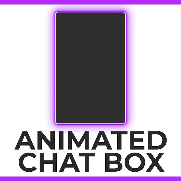 Purple Chat Box - Etsy