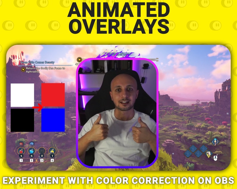 Burning Animated Twitch Overlays, Fire Camera Layout for Streaming ...