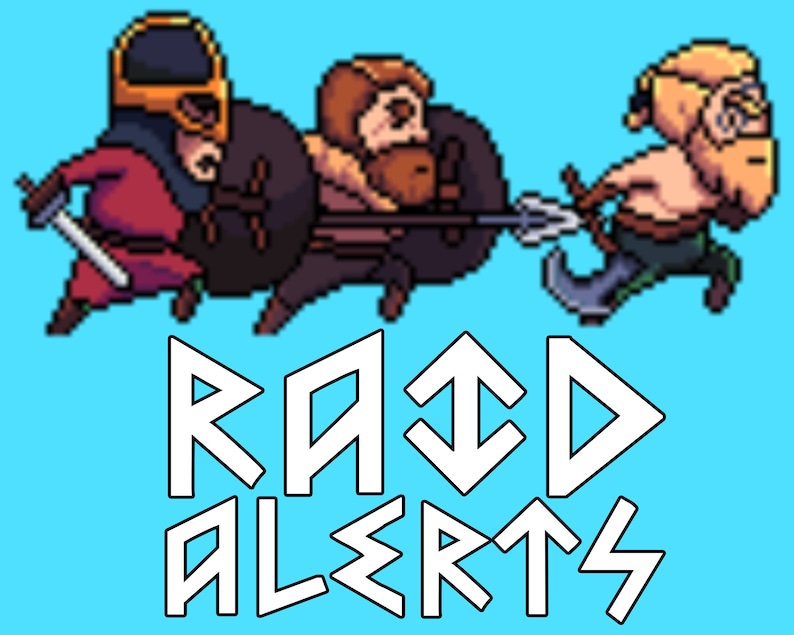 Viking Raid Alerts for Twitch Streamers, Norse Warrior Ragnar Valhalla ...
