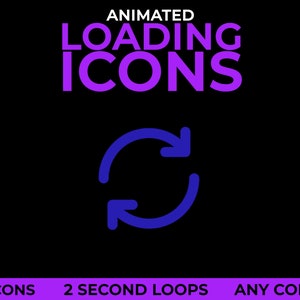 Animated Loading Icons, Loading Overlays for Twitch, Youtube, Facebook ...