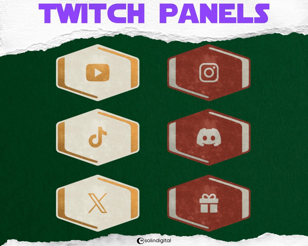 Sci-fi Card Stream Panels for Twitch, Youtube, Facebook and Kick ...