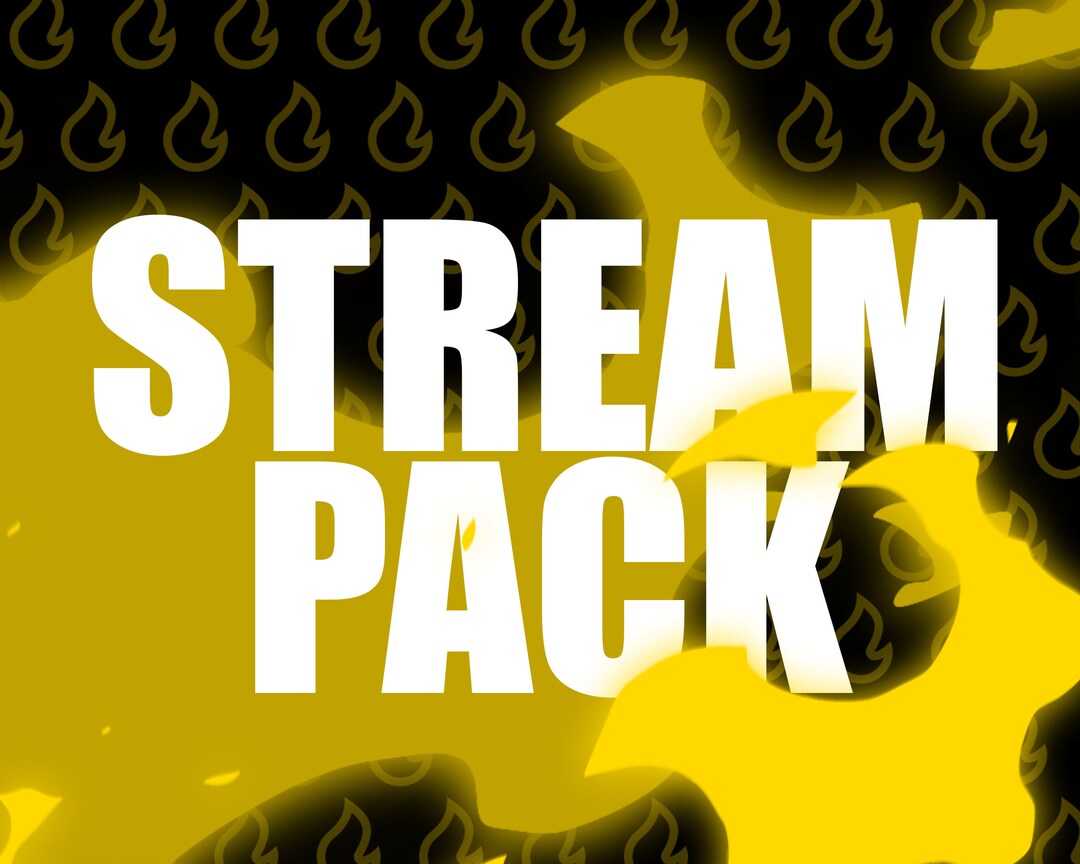 Fire Stream Pack | Fiery Streaming Bundle for Twitch | Flame Overlay ...