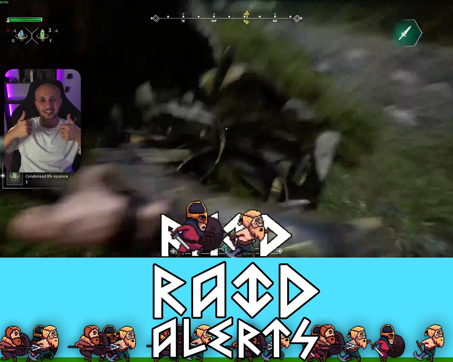 Viking Raid Alerts for Twitch Streamers, Norse Warrior Ragnar Valhalla ...