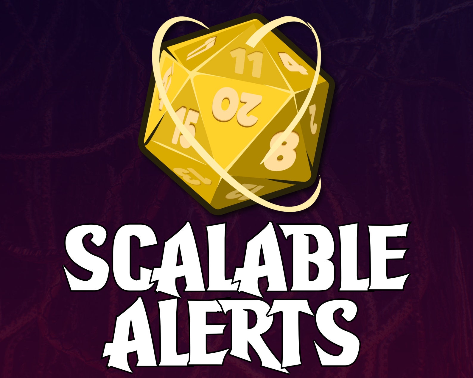 Dice Roll Scalable Alerts for Twitch, Animated Dragon Dungeon Tabletop ...