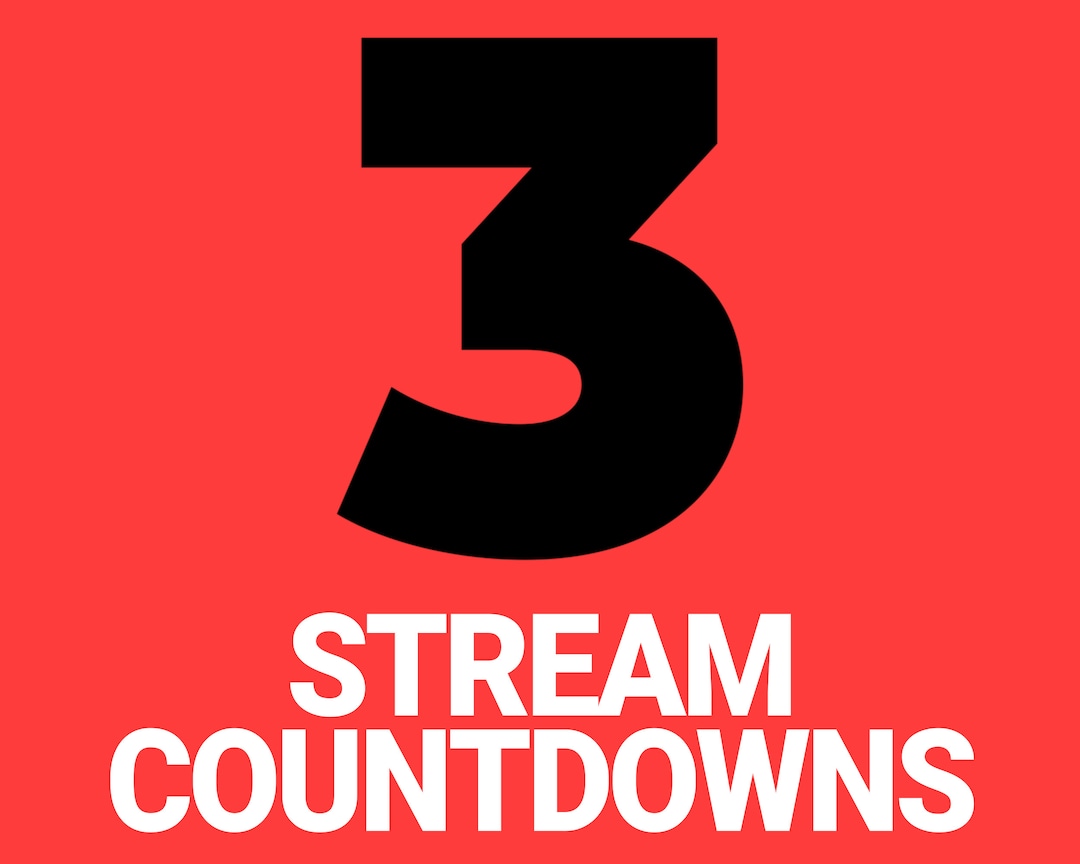Don't Blink Stream Countdown, Stream Starting Timer, 3, 5 and 10 ...