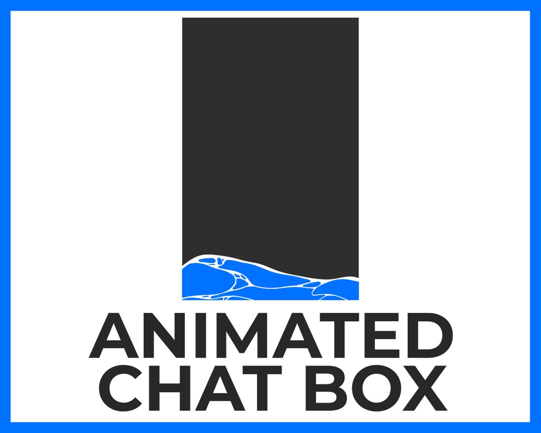Water Animated Chat Box for Twitch, Scalable Stream Overlays for OBS ...