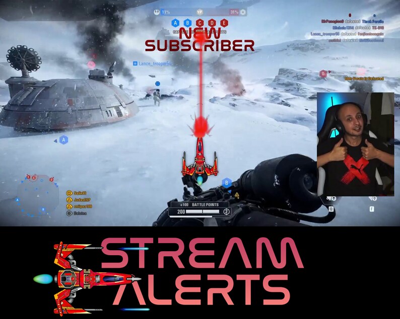 Space Shooter Animated Alerts for Twitch Streams Sci-fi Retro - Etsy