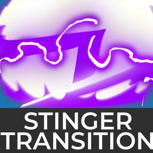 Lightning Stinger Transition, Animated Twitch Overlays, Twitch ...