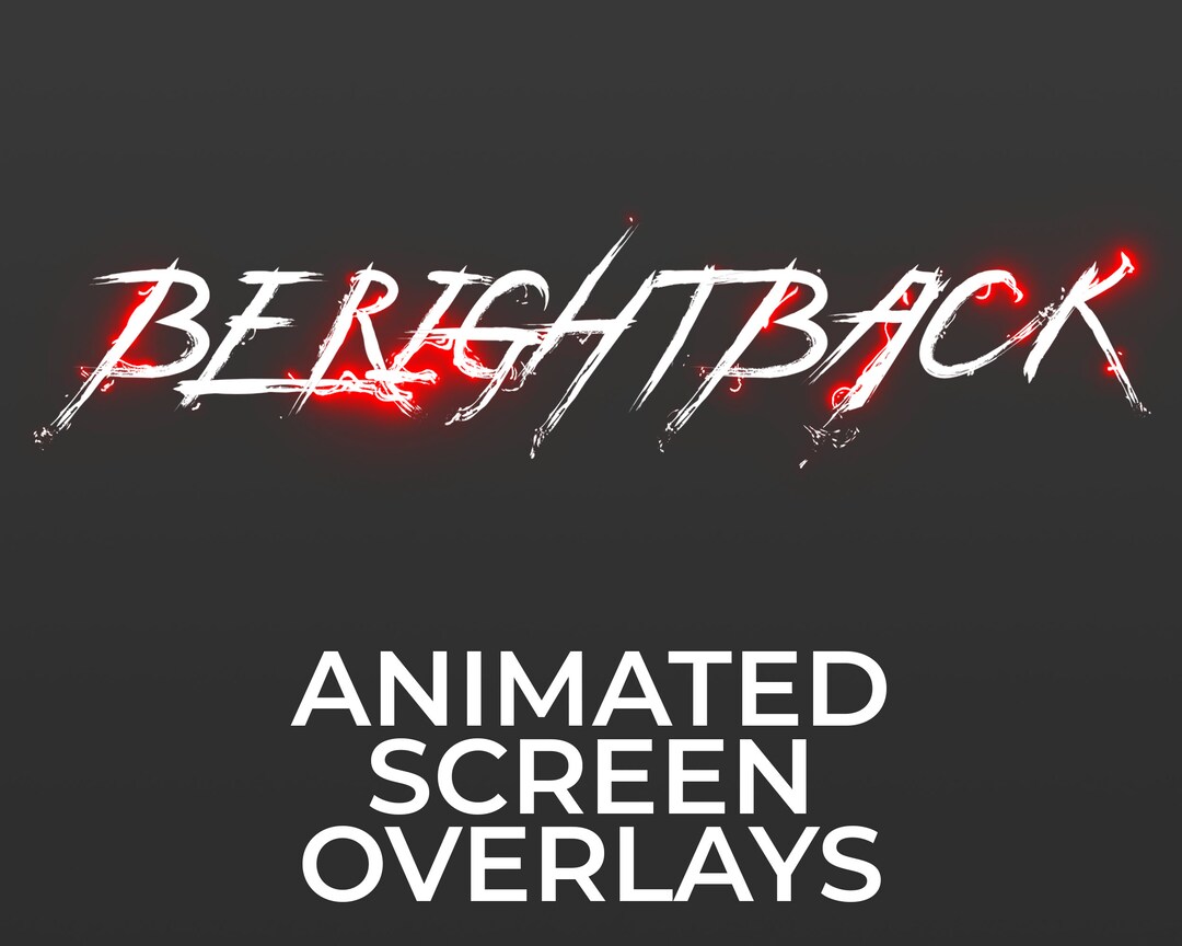 Electricity Animated Scene Overlays for Twitch Streams, Be Right Back ...