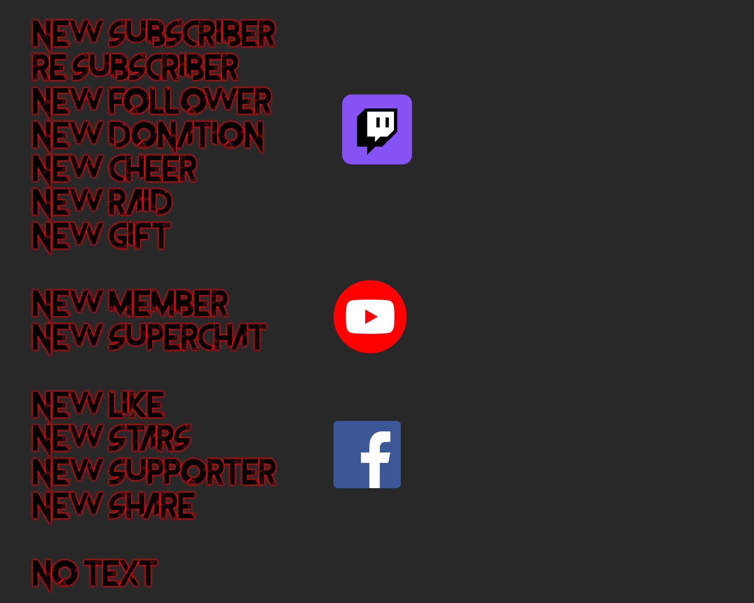 Demonic Alerts for Twitch Streams Satan Demons Hell Animated - Etsy