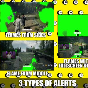 Fire Stream Pack | Fiery Streaming Bundle for Twitch | Flame Overlay ...