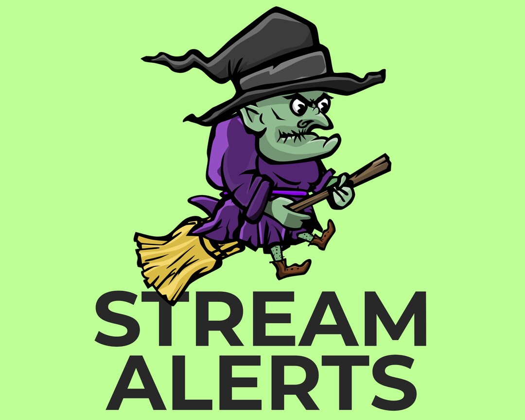 Evil Witch Animated Alerts for Twitch Streams, Cute Kawaii Funny ...