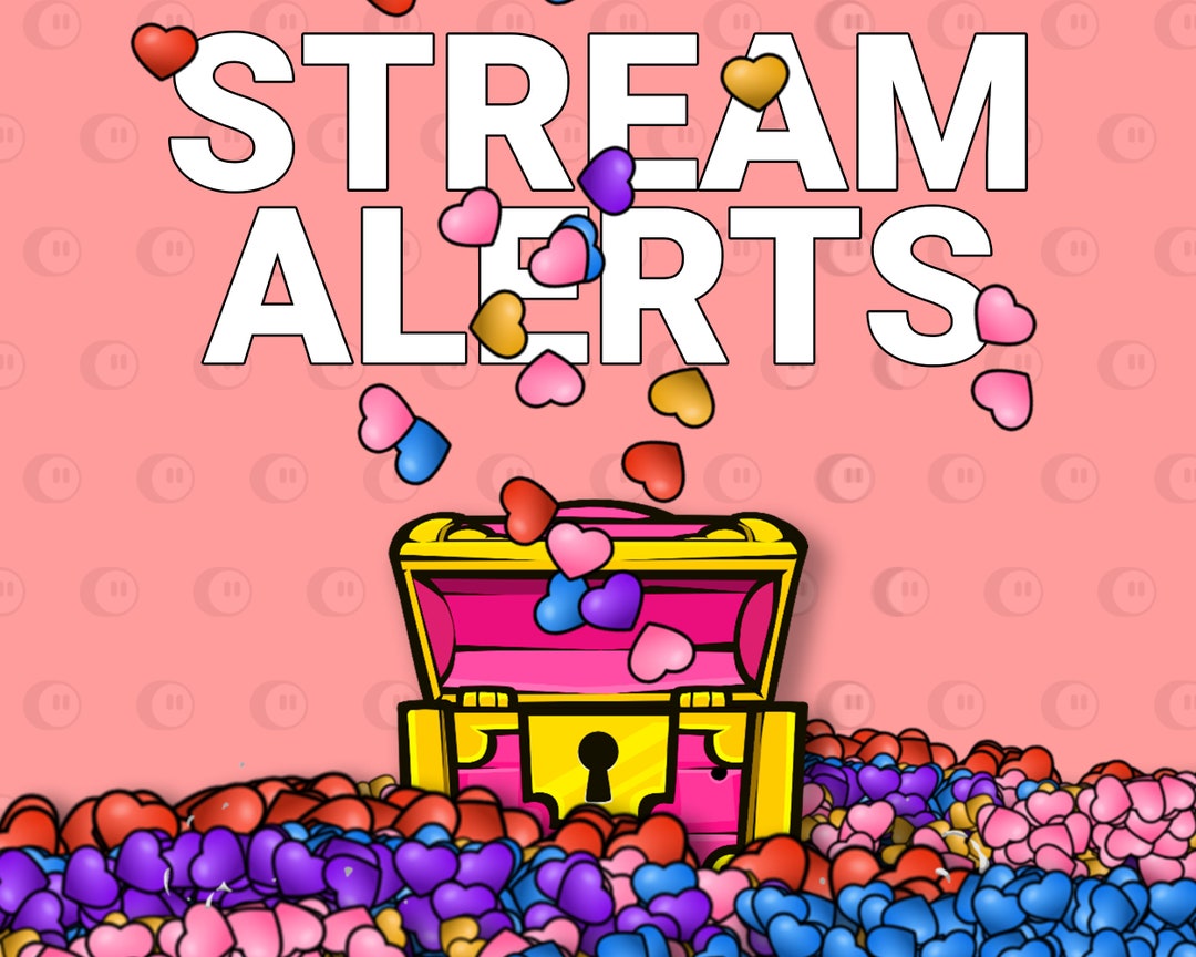 Love Treasure Chest Stream Alerts, Cute Valentine's Day Heart Sound ...