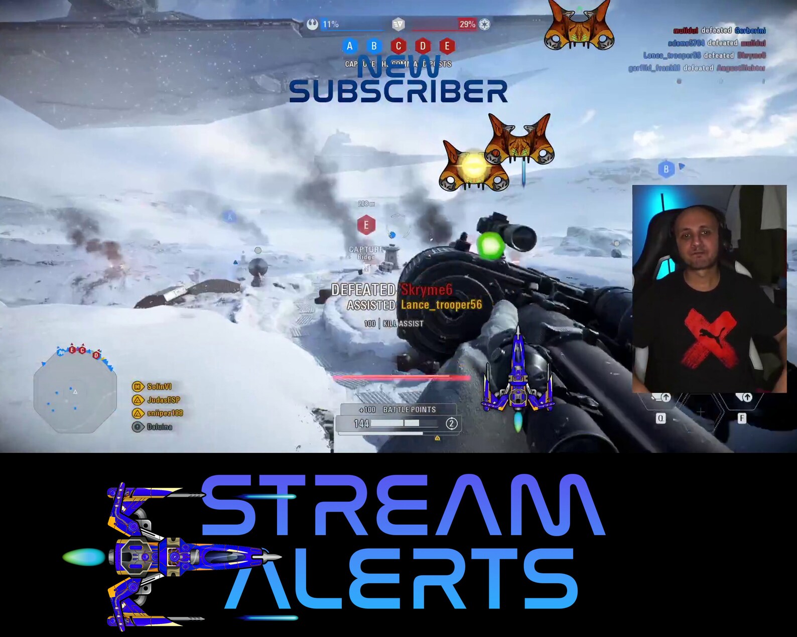 Space Shooter Animated Alerts for Twitch Streams Sci-fi Retro - Etsy