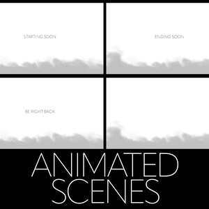 Smoke Animated Scenes, BRB, Be Right Back, Starting Ending Soon, Just ...