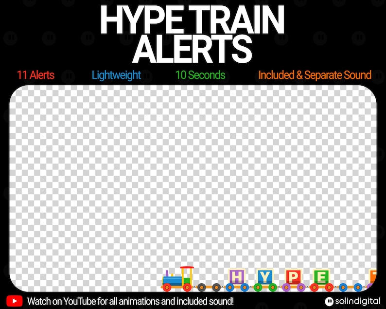 Toy Hype Train Alerts With Levels, Steam Train Twitch Alerts, Start Level up All Time High ...