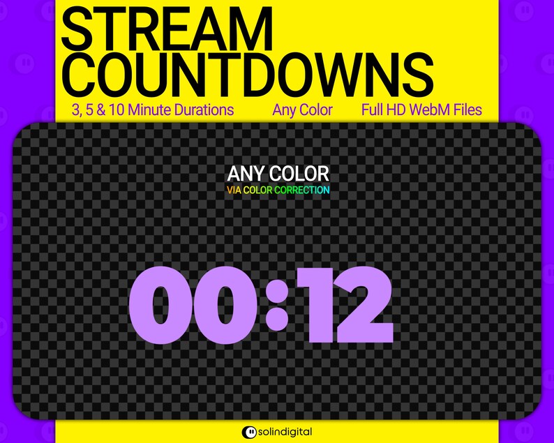 Don't Blink Stream Countdown, Stream Starting Timer, 3, 5 and 10 ...
