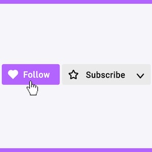 Animated Twitch Follow and Subscribe Pop-up Overlays, Light Theme ...