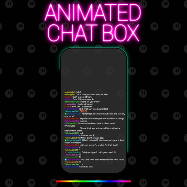 Twitch Chat Box - Etsy