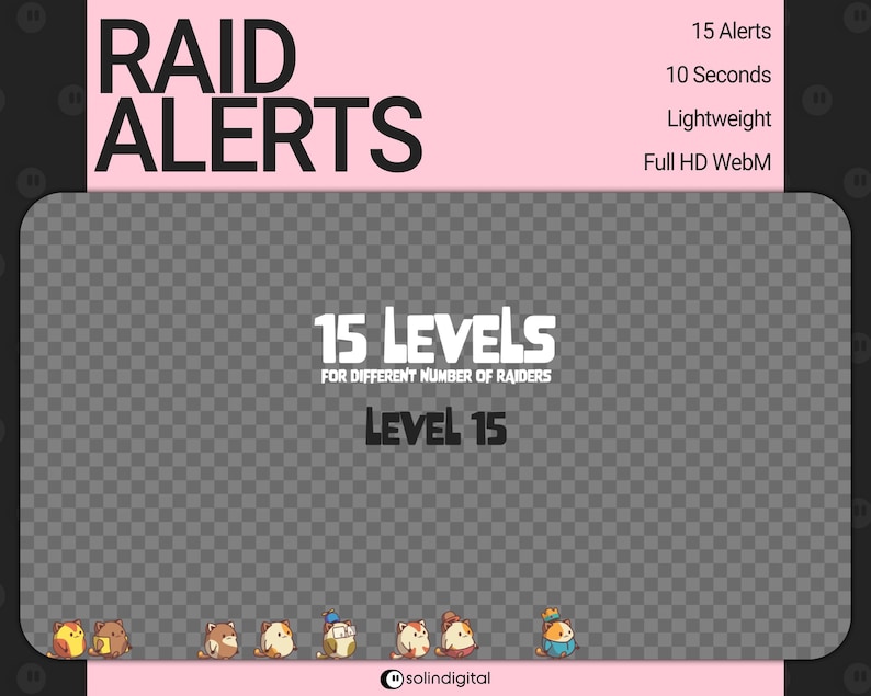 Cats Raid Alerts, Cute Chibi Host Kawaii Kitten Funny Animal Animated ...