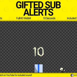 Tiny Skeletons Gifted Subscriber Alerts for Twitch Streamers, Chibi ...