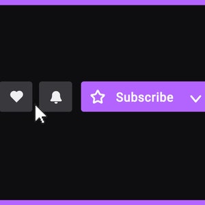 Animated Twitch Follow and Subscribe Pop-up Overlays, Dark Theme ...